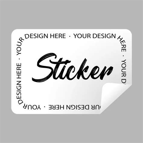 Rectangle Sticker Hq Label
