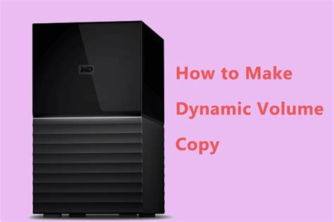 how do i make dynamic volume copy with minitool partition wizard