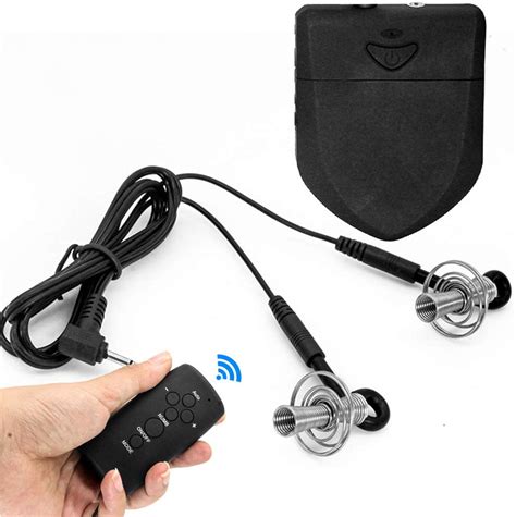 Amazon Com Vilpory Sex Toys Nipple Clamps Electric Shock Nipple Clip Chain Bondage Set With