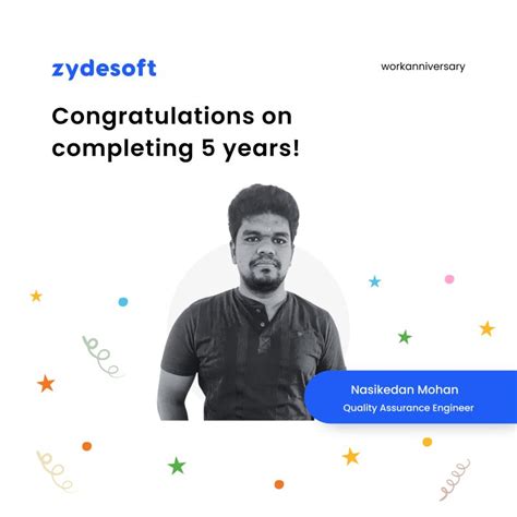 Zydesoft On Linkedin Workanniversary Employeeanniversary Milestone