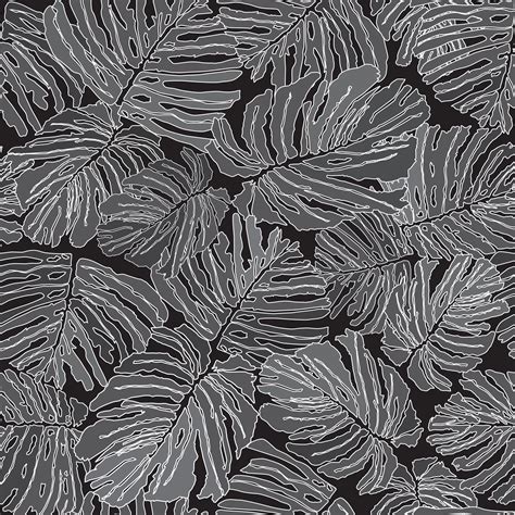 Abstract Floral Pattern Floral Palm Leaves Plant Seamless Background
