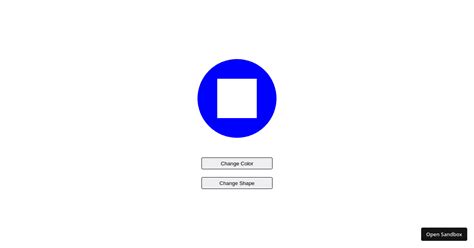Change Color And Shape Codesandbox