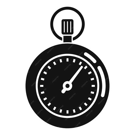 Premium Vector Stopclock Icon Simple Vector Stopwatch Clock Watch Timer