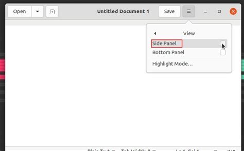 Enable Folder Tree Browser In Gedit Text Editor In Ubuntu Fedora