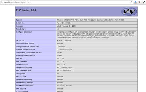 Menampilkan Informasi Php Phpinfo ~ Labolatorium Online Ku