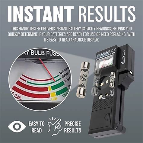 Battery Bulb Fuse Tester 3 In 1 House Portable Handheld Checker 9v Button Cell Testing Hand Tool