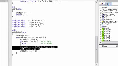 Atmega LED Timer Interrupt Task YouTube