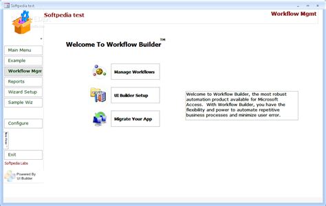 Workflow Builder For Access Download Free Windows 21 Softpedia