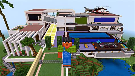 How To Build A House In Minecraft Using Command Block With Swimming