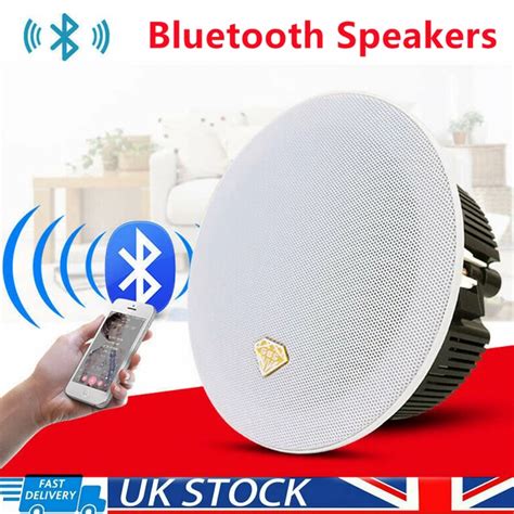 Active Ceiling Speaker Wireless Bluetooth Speaker In Ceiling Speaker Home Sound £55 98 Picclick Uk