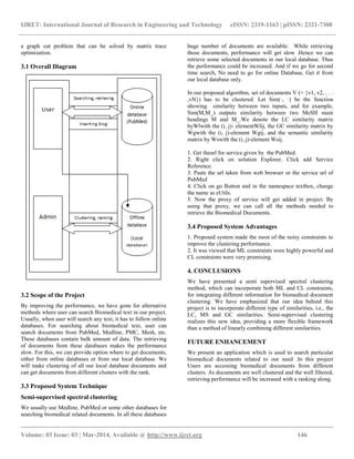 Clustering Of Medline Documents Using Semi Supervised Spectral