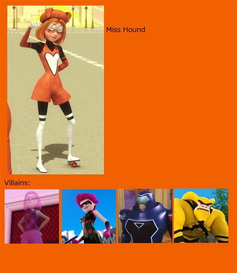 Miraculous Miss Hound Vs Villains By M41456 On Deviantart