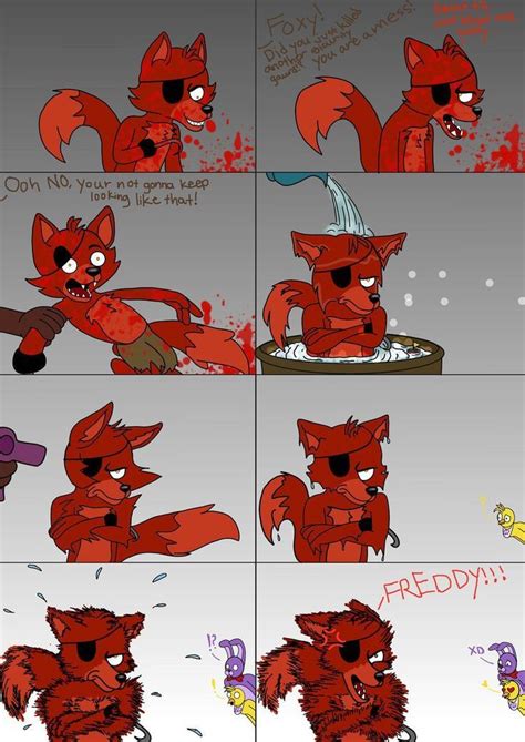 Five Nights At Freddys Foxy Anime Fnaf Fnaf Funny Fnaf Comics