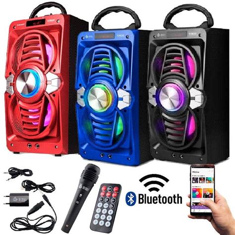 Caixa De Som Com Microfone Casas Bahia