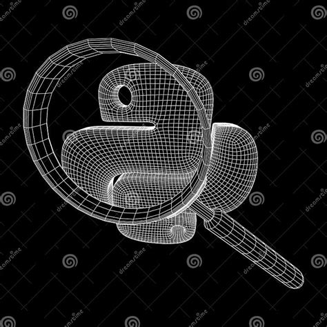 Signo De Lenguaje De Código De Python Ilustración Del Vector Ilustración De Vector Mirada