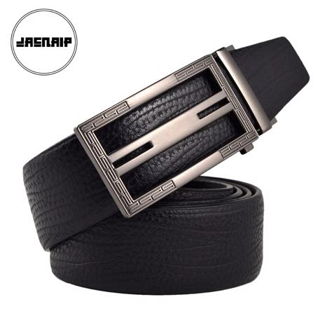 Известный бренд бизнес Пряжка из сплава мужские ремни высокого качества из натуральной кожи