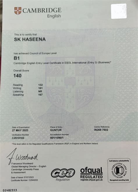 Shaik Haseena On Linkedin Successful Completed Bec Offered By