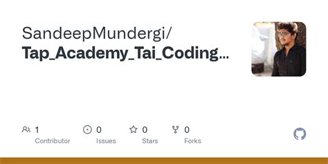 Github Sandeepmundergi Tap Academy Tai Coding Questions