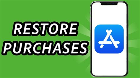how to restore purchases on app store full guide youtube
