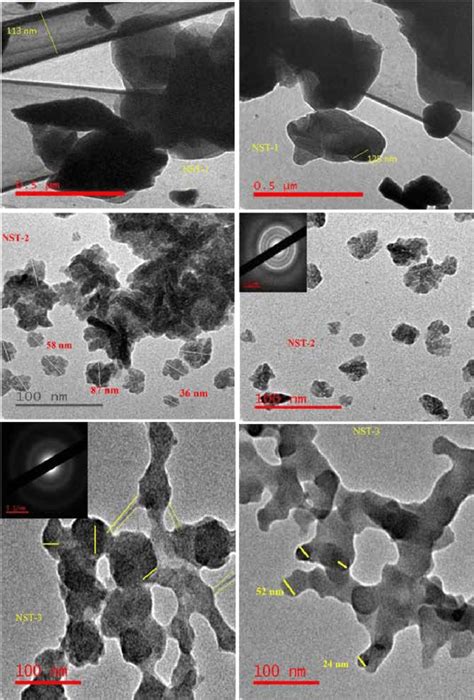 Tem Photographs Of Nst 1 Nst 2 Nst 3 Glass Ceramic Samples Download