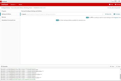 PGA900 How To Use Uniflash To Program OTP Of PGA900 Sensors Forum