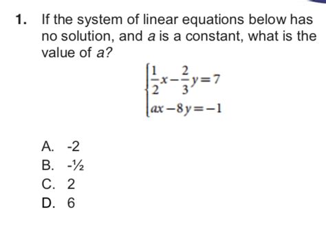 system of linear equations has no solution tessshebaylo