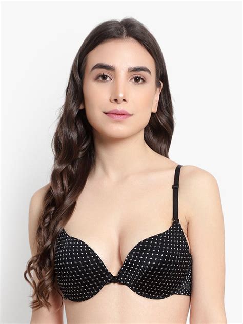 Buy Brachy Floral Medium Coverage Heavily Underwired Push Up Padded Bra