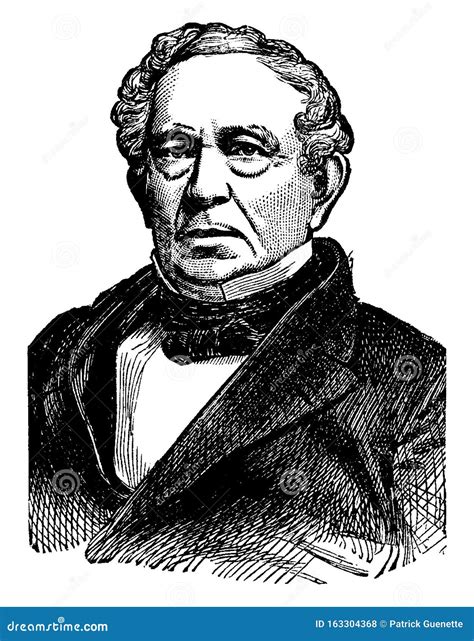 Edward Everett Vintage Illustration Stock Vector Illustration Of