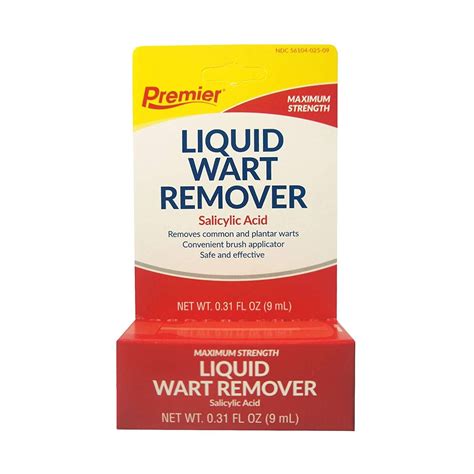 Premier Maximum Strength Salicylic Acid Liquid Wart Remover 0 31 Oz