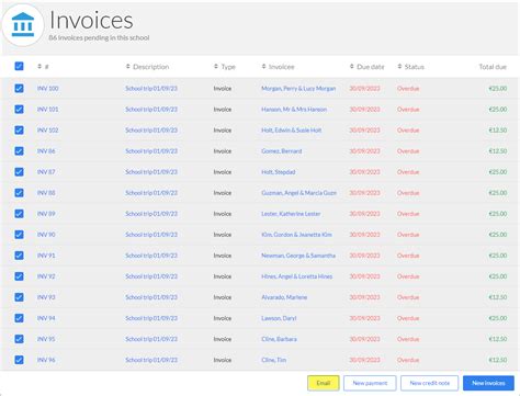 Managing Your Invoice List View Mybabe Support