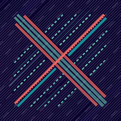 Premium Vector Dashed Line Pattern Diagonal Code Background For