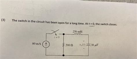 Solved Determine The S Domain Expression For Vo S