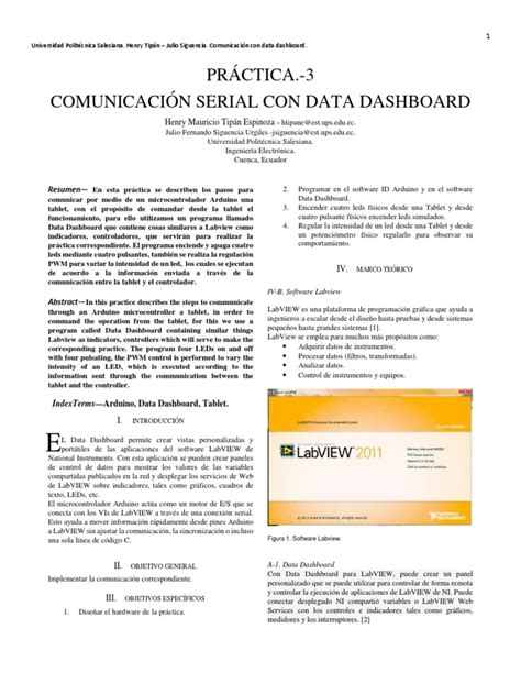 Practica3 Pdf Arduino Diodo Emisor De Luz