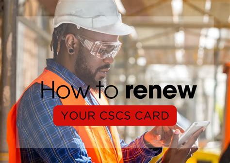 How To Renew Your CSCS Card
