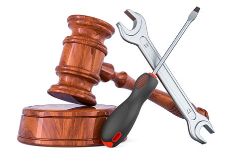 드라이버와 렌치가 있는 나무 망치 3d 렌더링 3차원 형태에 대한 스톡 사진 및 기타 이미지 3차원 형태 개념 개념과 주제 Istock