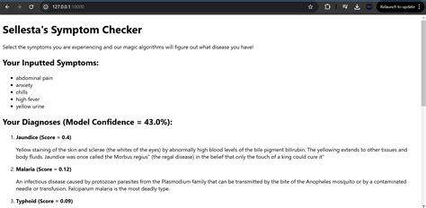 Ai Based Symptom Checker Devpost