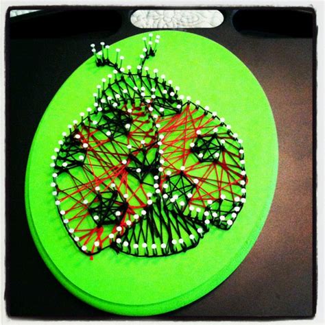 String Art Ladybug String Art Easy Crafts Crafts