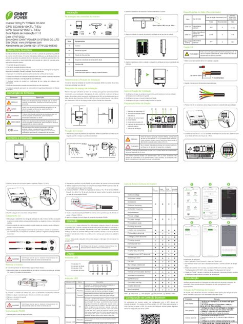 Chint Power Systems Pdf Rede De Computadores Bluetooth