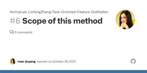 scope of this method · issue 6 · archiplab linfengzhang task oriented feature distillation · github