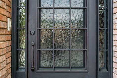 Front Door Flemish Glass Detail