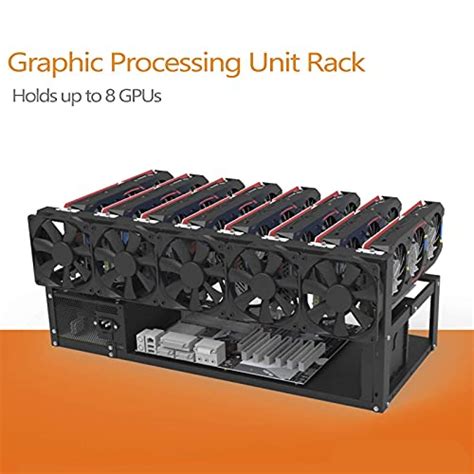 8 GPU Mining Rig Frame Gpu Mining Rig Large Steel Mining Frame Rig Open Air Case Support 5pc