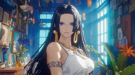 4k Hd Wallpaper Boa Hancock Explores Art Gallery Art Gallery Manga