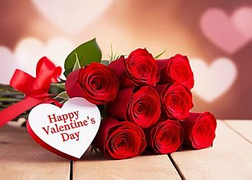 Beautiful Valentine S Day Roses And Heart Card On Wooden Background