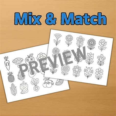 Build A Tech Garden Stem Coding Craft Color Cut And Paste By Minitechies