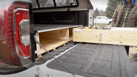 How To Build Diy Truck Bed Drawers At Home Cu Independent