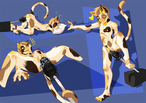 Rule 34 Absurd Res Ahe Gao Andromorph Anthro Artbunnyink Bite Blush Blush Lines Bodily Fluids