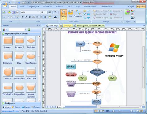Download Edraw Flowchart Software