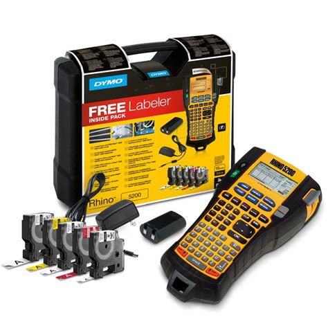 Dymo Rhino 5200 Professional Label Printer Promo Bundle