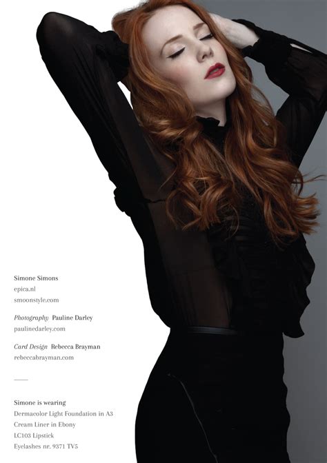 Simone Simons Black Hair