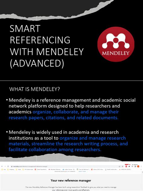 Module 3 Smart Referencing With Mendeley Advanced As Modified May